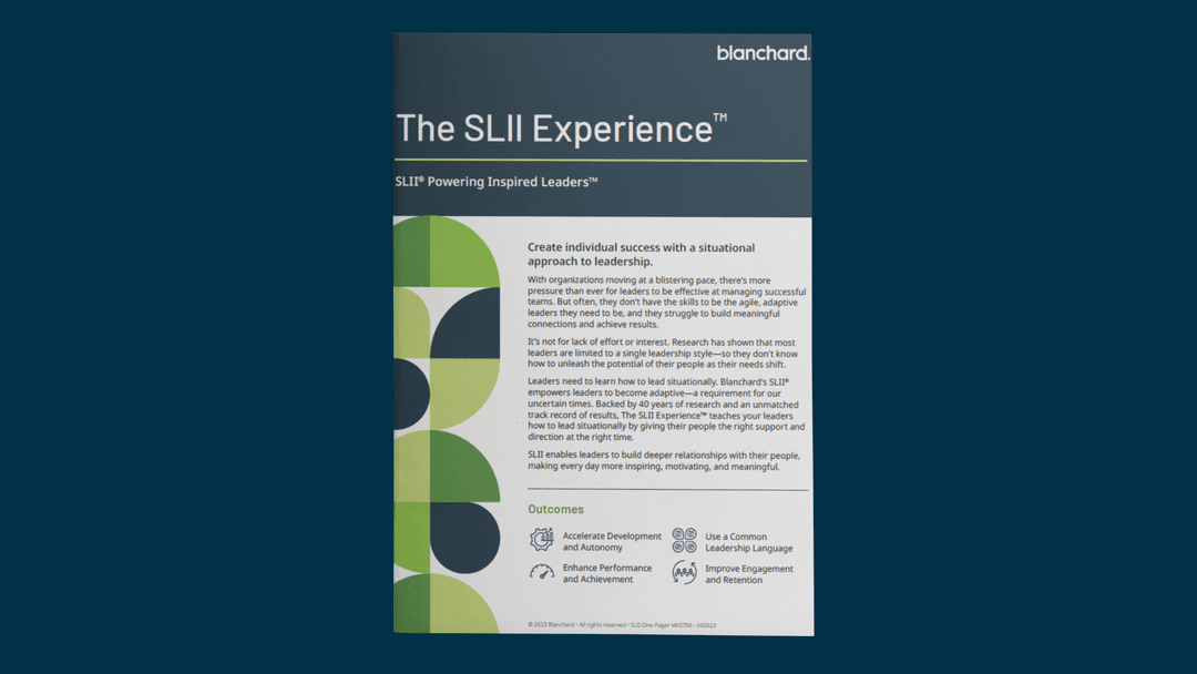 SLII® – La force d’un leadership inspiré